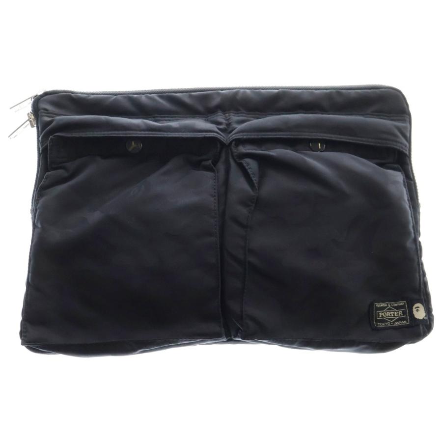 PORTER ポーター ×A BATHING APE Clutch Bag アベイシングエイプ クラッチバッグ ブラック : BRING Yahoo!ショップ - 通販 - Yahoo!ショッピング