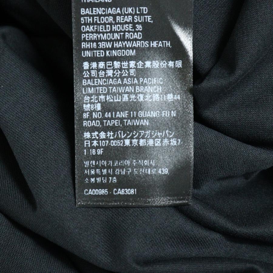 BALENCIAGA（バレンシアガ） ケアラベル バックプリント 半袖Tシャツ