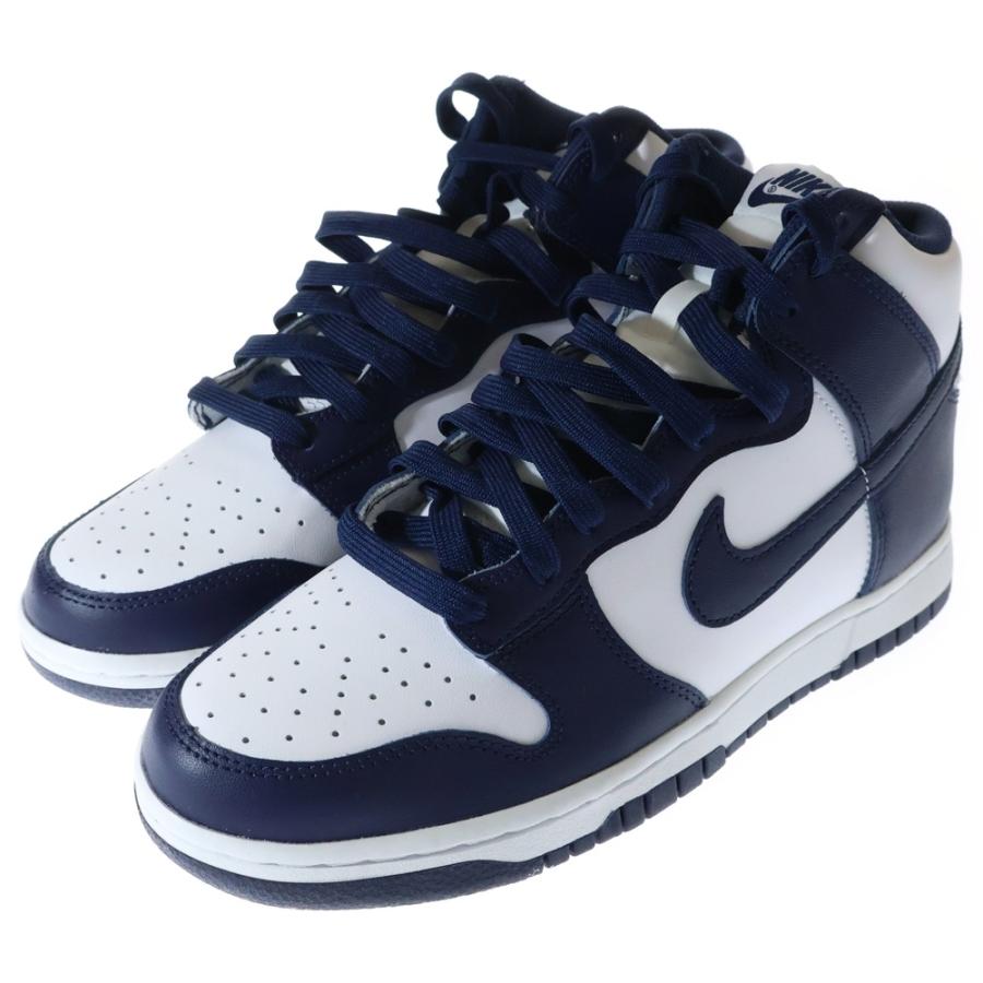 NIKE ナイキ DUNK HIGH CHAMPIONSHIP NAVY ダンク チャンピオンシップ ハイカットスニーカー ネイビー US8 ...