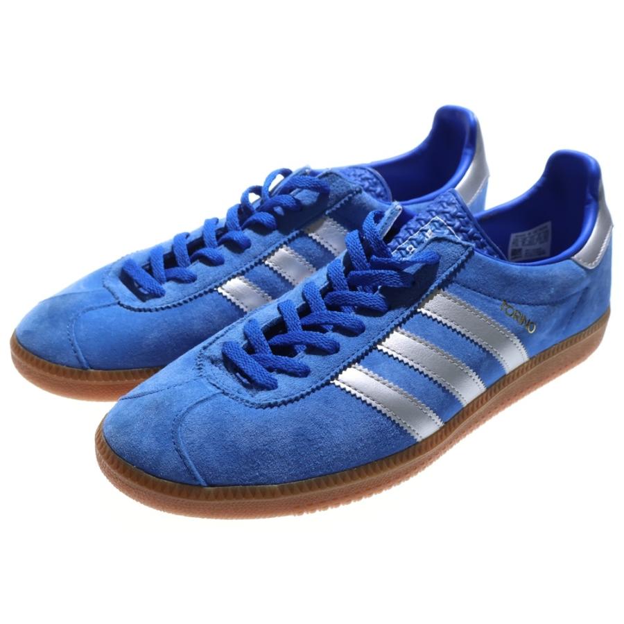 adidas（アディダス） TORINO トリノ スウェードレザー ローカットスニーカー ブルー US9.5/27.5cm H01808 ...