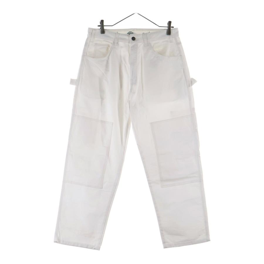 Dickies（ディッキーズ） ×Henrys PIZZA ヘンリーズピザ ダブルニー ワークパンツ ホワイト 4222-4991 ...