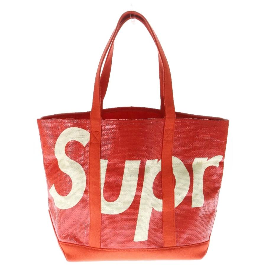 Supreme SUPREME シュプリーム 20SS Raffia Tote Bag ラフィアトートバッグ ビッグロゴ レッド : BRING Yahoo!ショップ - 通販 - Yahoo ...
