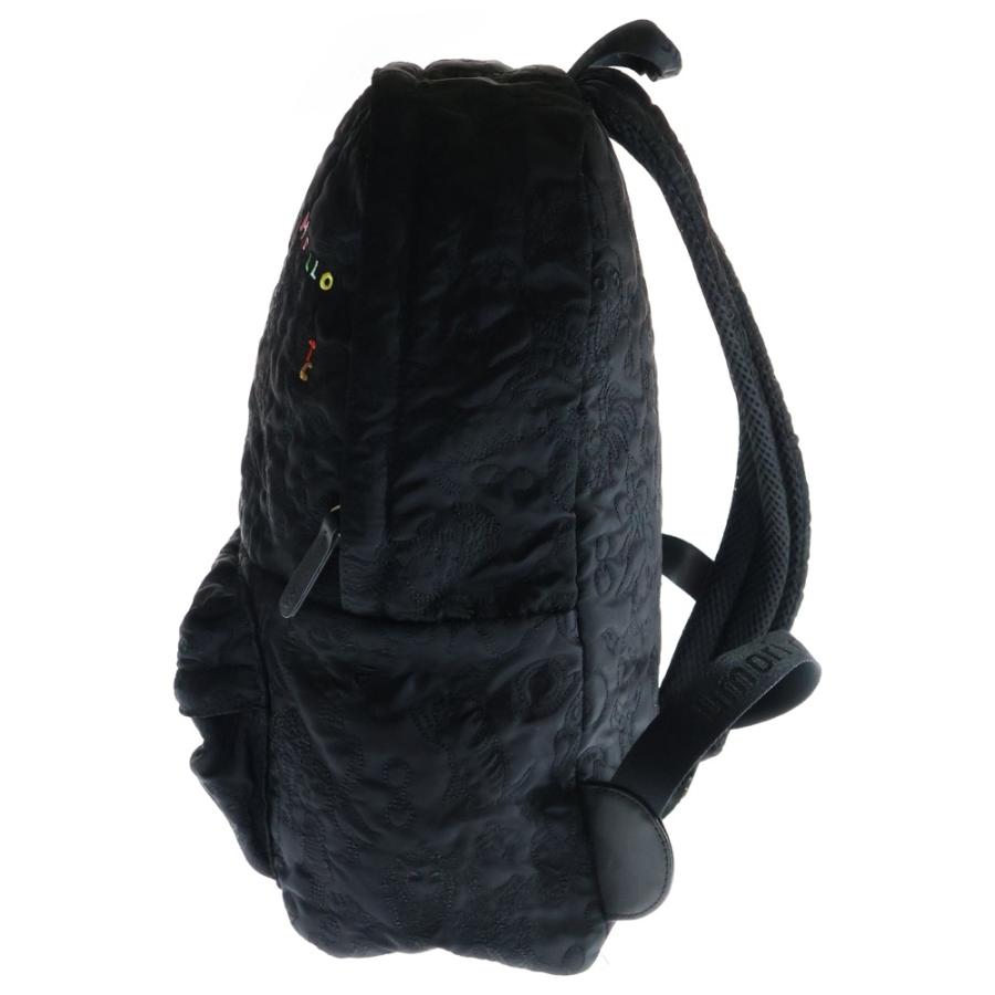 TSUMORI CHISATO ツモリチサト カエル刺繍 アニマルキルティング 総柄 ナイロン バックパック リュックサック ブラック : BRING Yahoo!ショップ - 通販 ...