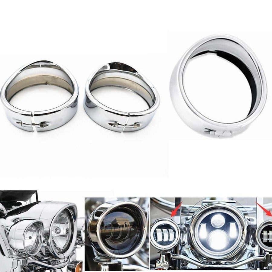 67712-83B ハーレー純正 7インチヘッドライト用 トリムリング クローム - legalwritingexperts.com