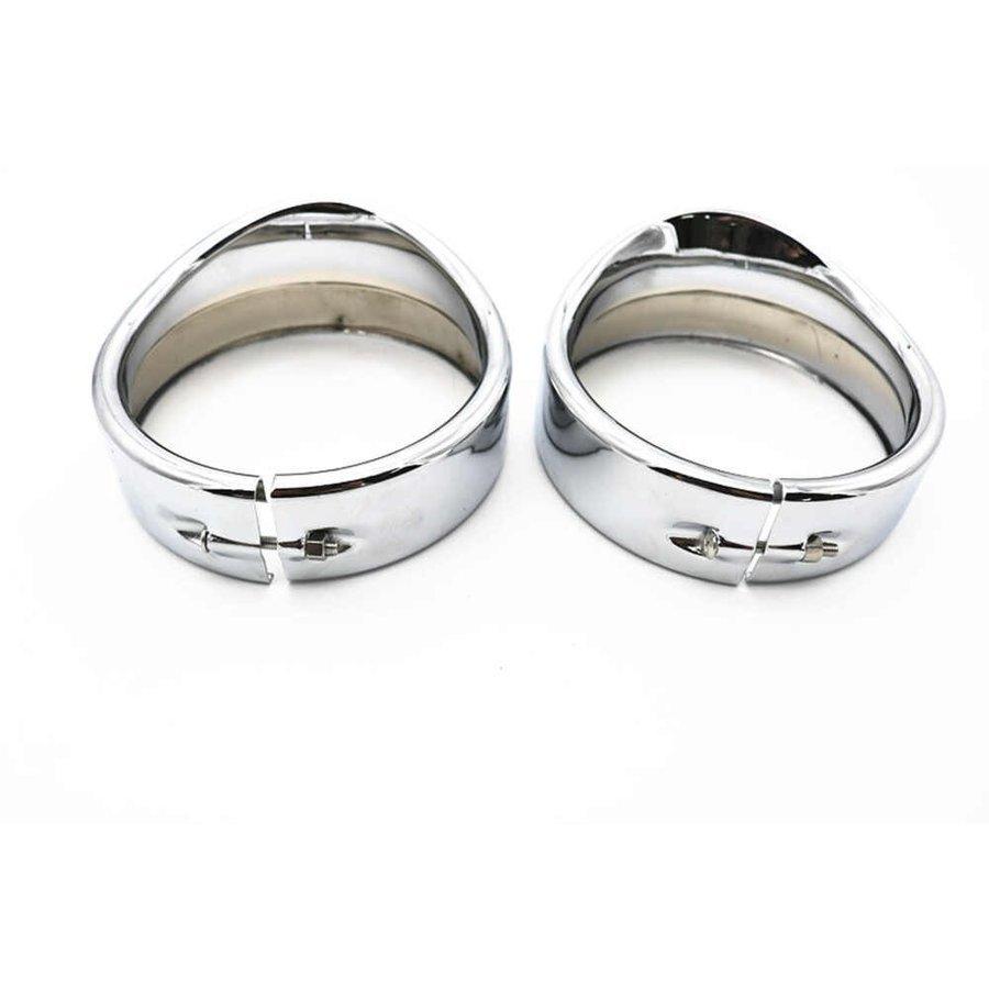 67712-83B ハーレー純正 7インチヘッドライト用 トリムリング クローム - legalwritingexperts.com