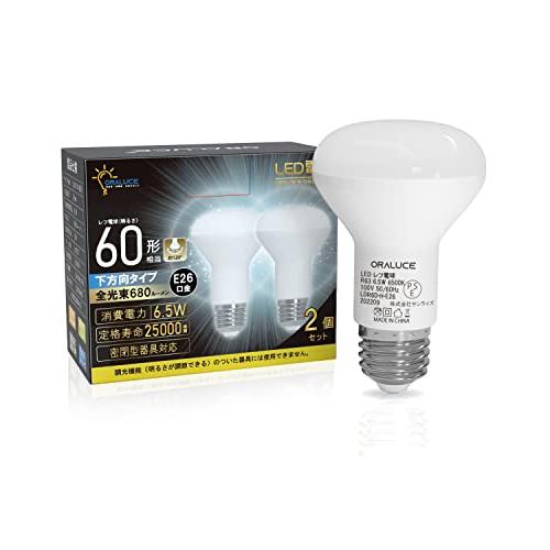 ORALUCE LED電球 E26口金 レフランプ形 昼光色 60形相当 6.5W 680lm 6500K 120度 : SHOP EVERGREEN - 通販 - Yahoo!ショッピング