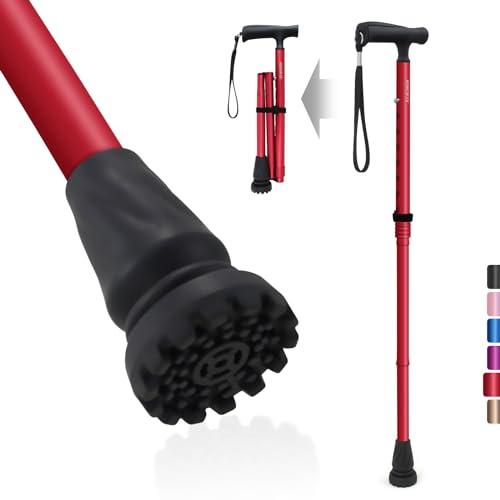 SONGWAY 折り畳みステッキ 高齢者用杖 軽量 杖 おしゃれ 女性用 すべての地形の : SHOP EVERGREEN - 通販 - Yahoo!ショッピング