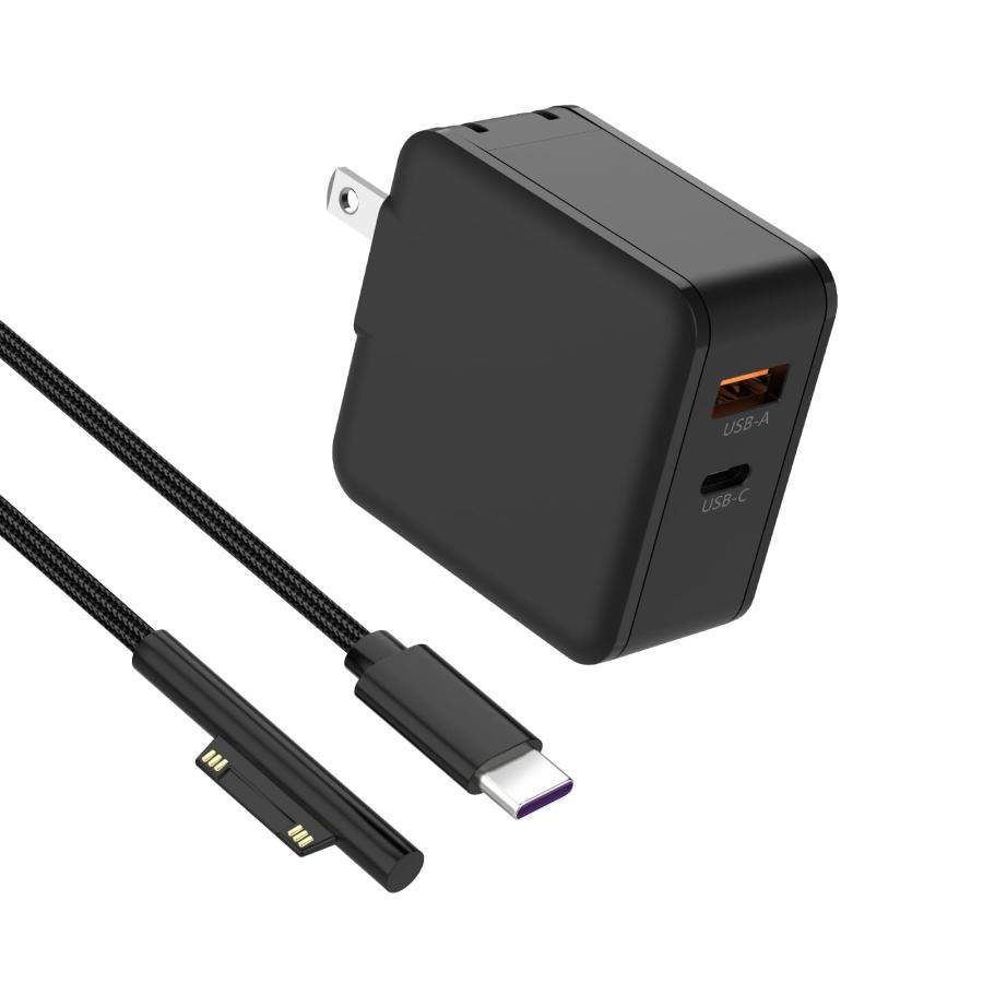 Etopgo Surface 充電器 65W 充電器+Surface to Type-C PD 急速充電ケーブル ナイ : SHOP EVERGREEN - 通販 - Yahoo!ショッピング