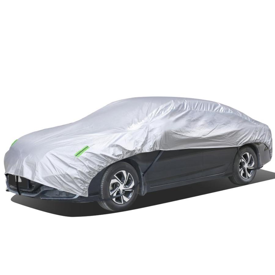 ANBEN 車カバー ハーフ ボディカバー カーカバー 裏起毛タイプ 自動車カバー ハ : SHOP EVERGREEN - 通販 ...