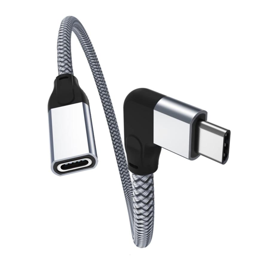 Basesailor USB Type C L字 延長ケーブル 0.2M、直角 90度 USB-C 3.1 Gen2 10Gbp : SHOP ...
