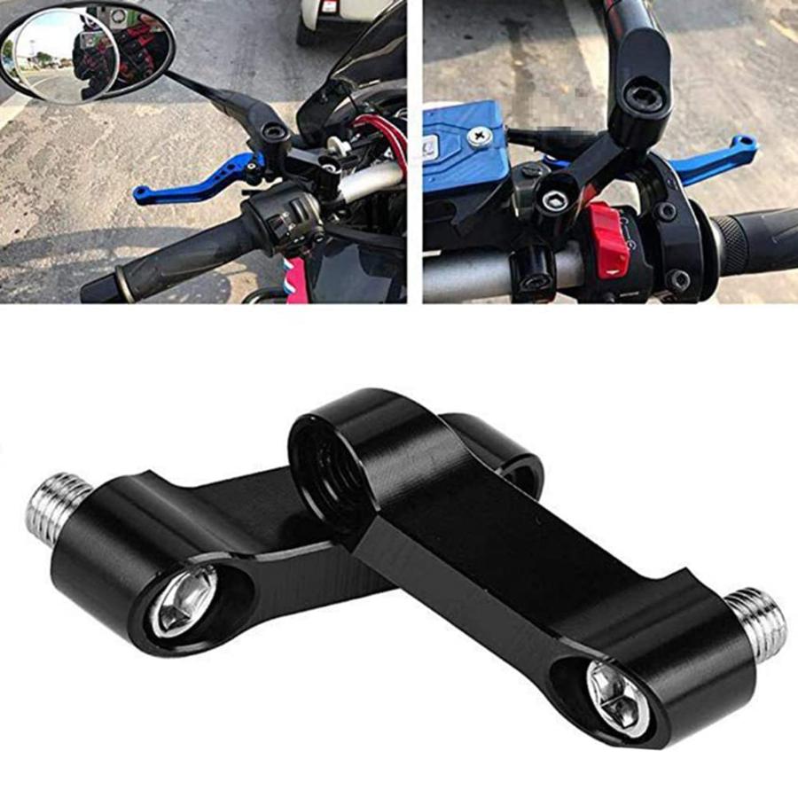 Semimo バイクミラー オフセットホルダー ミラーホルダー 汎用 10mm正ネジ オフ : SHOP EVERGREEN - 通販 - Yahoo!ショッピング