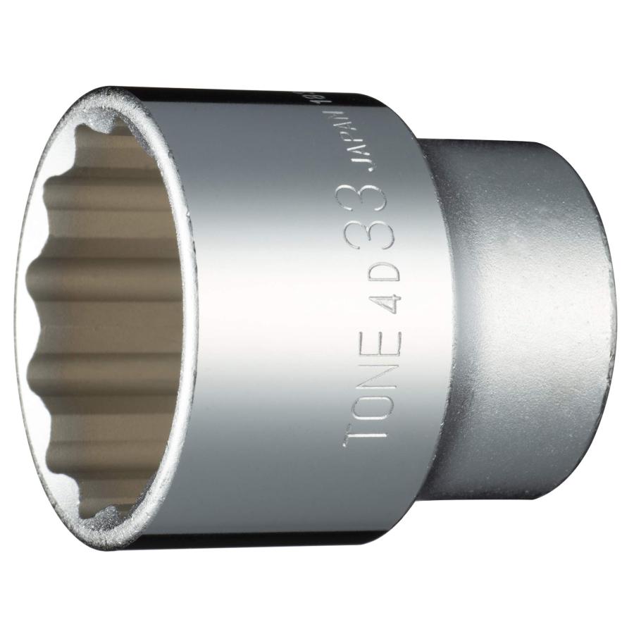 トネ(TONE) ソケット(12角) 4D-33 差込角12.7mm(1/2") 二面幅33mm : SHOP EVERGREEN - 通販 - Yahoo!ショッピング