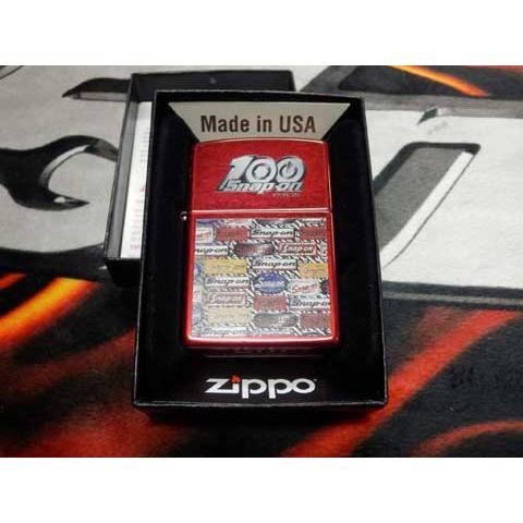 Snap-on（スナップオン）ジッポライター「ZIPPO 100th MULTI-LOGO LIGHTER」 :10111023:ショウエイ ...