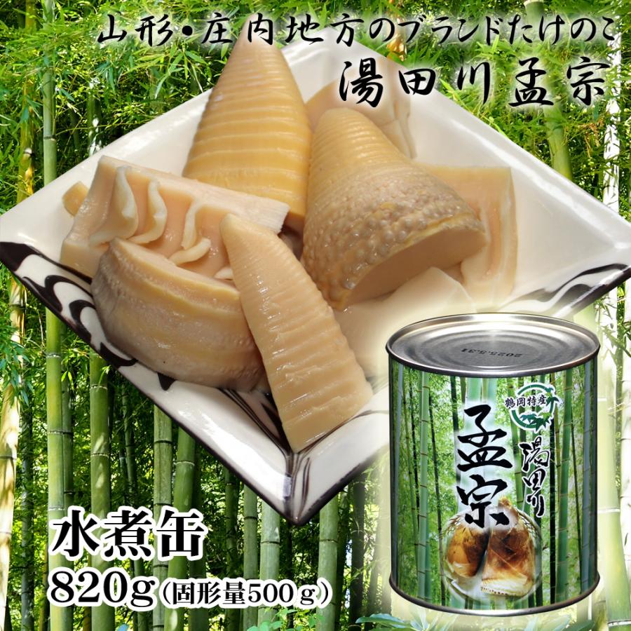行列ができる山形・庄内地方の春の名物 ブランドたけのこ 湯田川孟宗 たけのこ 水煮缶820g 4缶セット : 庄内いーものや - 通販 - Yahoo!ショッピング