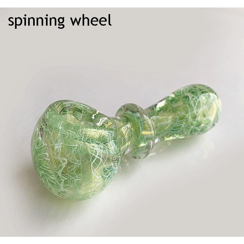 繊細なピンストライプのガラスパイプ spinning wheel GP0083 : HEAD-SHOP 湘南堂 - 通販 - Yahoo!ショッピング