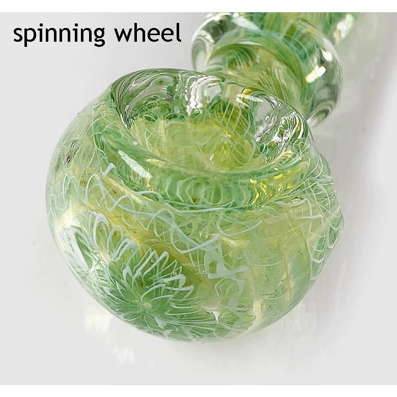 繊細なピンストライプのガラスパイプ spinning wheel GP0083 : HEAD-SHOP 湘南堂 - 通販 - Yahoo!ショッピング