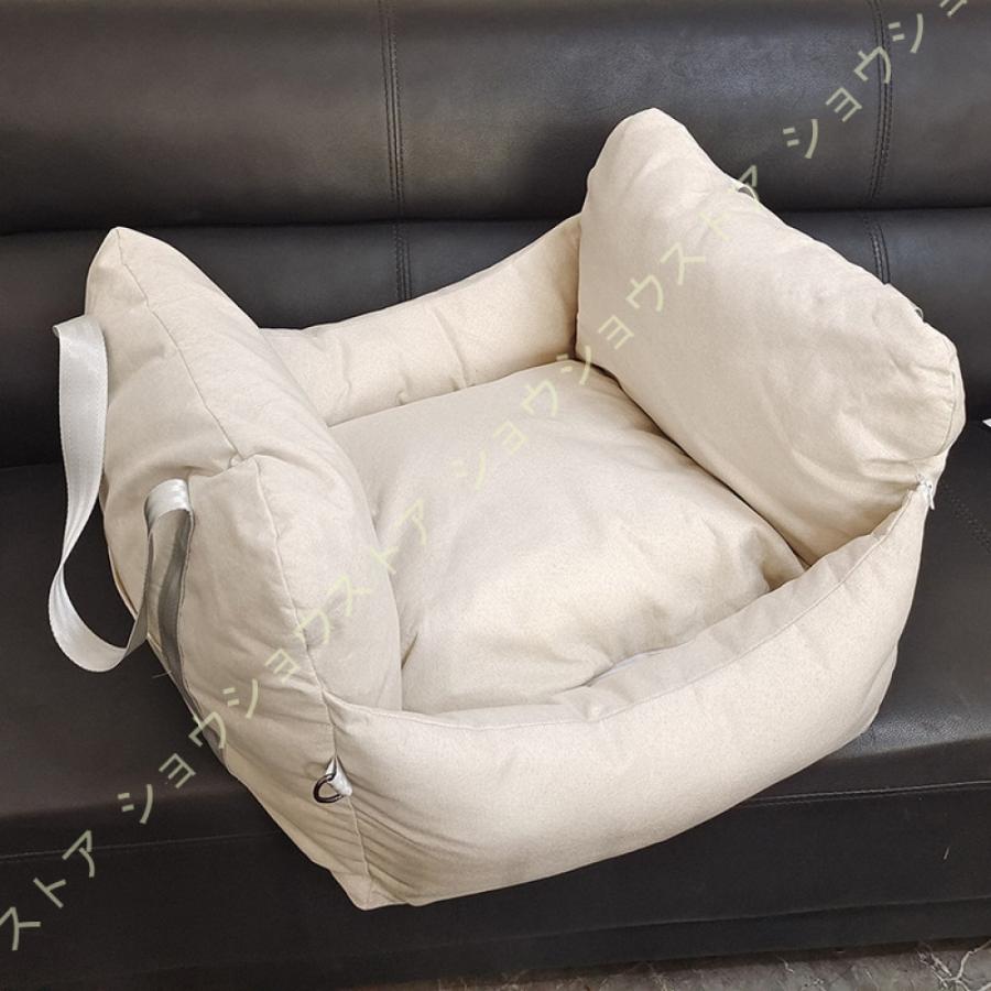 ペット用 ドライブボックス 犬車用ペットシート 座席シート 小型犬 ペット ドライブキャリーボックス ドライブシート ペットベッド 猫用 犬用 車載 夏冬兼用 : f19-dx5 ...