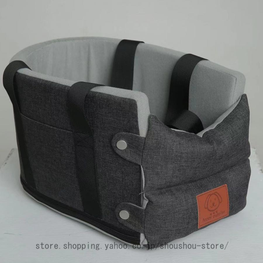 ペット用 ドライブベッド 飛び出し防止 車移動 自宅 ペットソファ 犬 車 ドライブボックス 犬 子犬 キャンプ お泊り 移動 災害 緊急時 シート 超小型犬 小型犬 : f19-dx5 ...