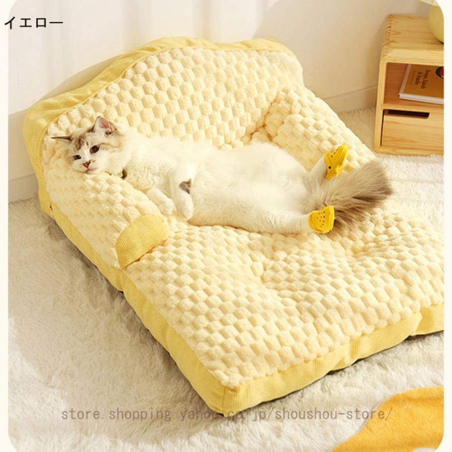 大型犬用ベッド クッション 洗える 通気性 ペットソファーベッド ふわふわ ペットベッド オールシーズン 犬用 ベッド 寝床 防水 破れない 滑り止め 老犬介護 : f19-dx5 ...