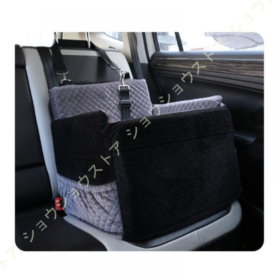 ペット用ドライブボックス キャリーバッグ 柴犬 犬 車用 ドライブシート カーベッド ネコ 小型犬 飛び出し防止 酔わない シートベルト付き 後部座席 : f19-dx5-b6uir7z ...