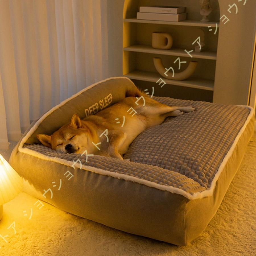 猫 ベッド ペットベッド 犬 クションマット 猫ベッド 犬用ベッド ふわふわ 柔らか 洗える 猫用 小型犬用 ペットソファー 大きめ 寝床 洗える ドッグクッション : f19-dx5 ...