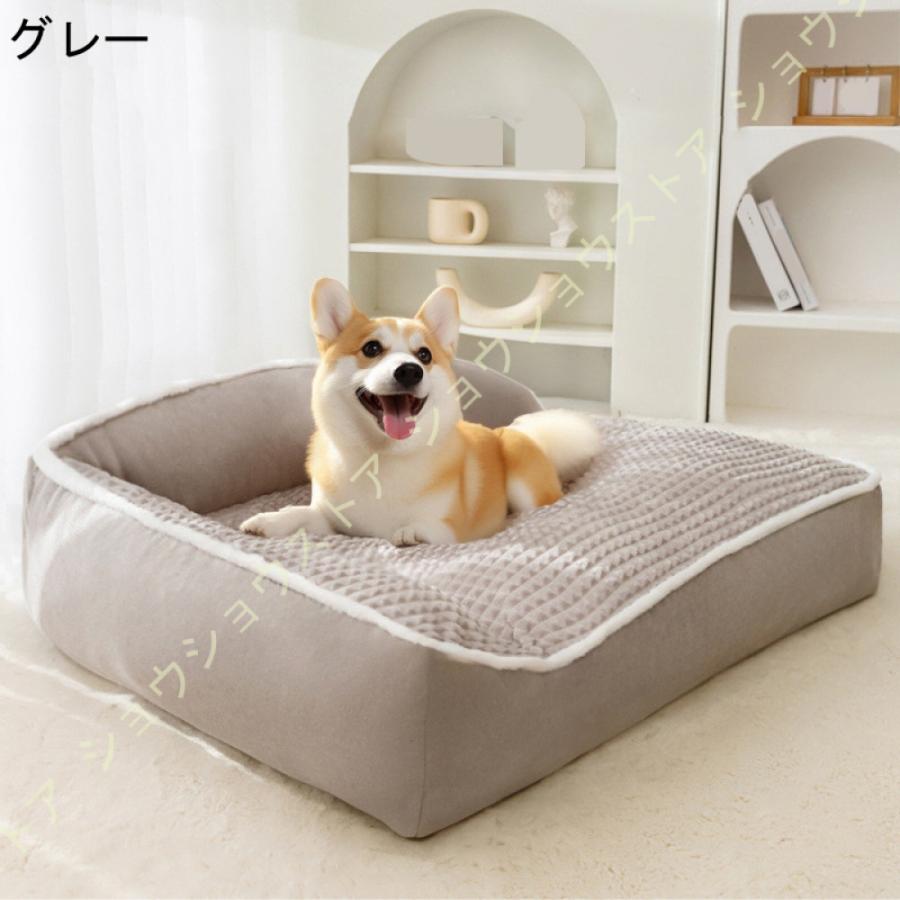 猫 ベッド ペットベッド 犬 クションマット 猫ベッド 犬用ベッド ふわふわ 柔らか 洗える 猫用 小型犬用 ペットソファー 大きめ 寝床 洗える ドッグクッション : f19-dx5 ...