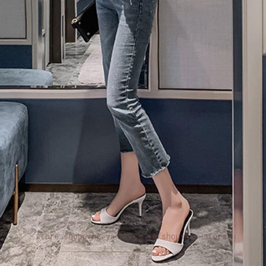 サボ ミュール レディース 夏 ハイヒール おしゃれ ラウンドトゥ 美脚 大きいサイズ ピンヒール サンダル オープントゥ サンダル カジュアル オフィス : jai-5z3-584gqa ...