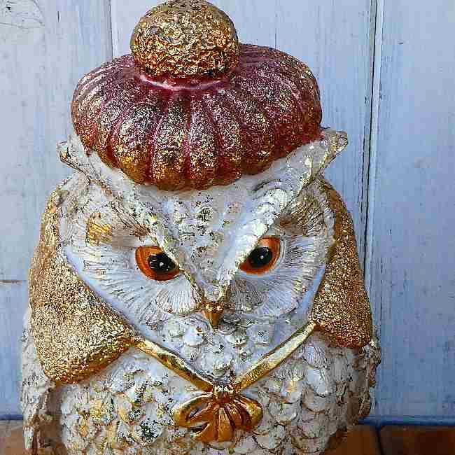 ふくろう 置物 オウル・クローク No.37330 東洋石創 250228 : お花処 昌山園 - 通販 - Yahoo!ショッピング