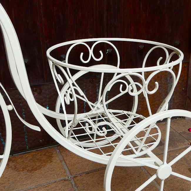 花台 アイアンプランタートライシクル ホワイト フラワースタンド 自転車 三輪車 オブジェ ガーデニング トライシクルプランター No.6359 村田屋産業 230219 : お花処 昌山園 ...