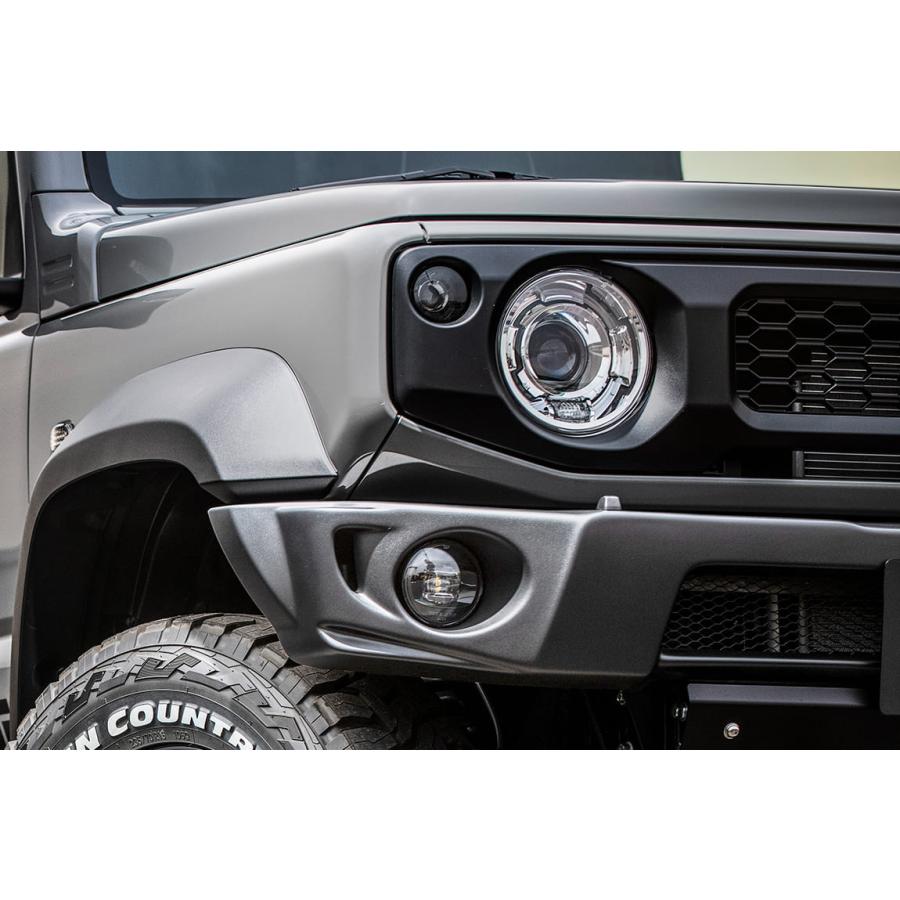 JB74用 ABSフロントバンパースポイラー 塗装済み(シボブラック) ジムニーシエラ :e00601:ショウワガレージ - 通販 - Yahoo!ショッピング