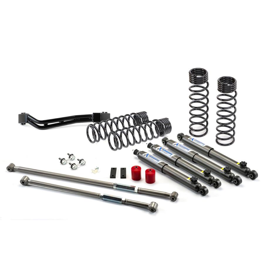 ショウワガレージ ブラックコイル SG アジャストコイル50 X-SHOCK ステンメッシュブレーキホースセット ジムニー JB64/JB74用 オリジナルセッティング : s00550 ...