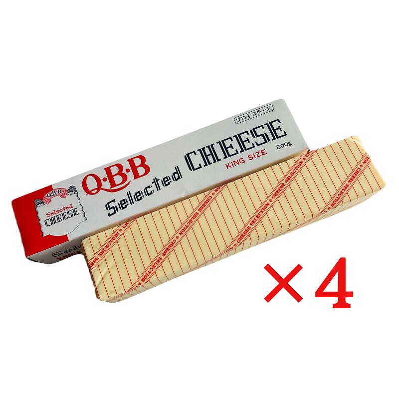 Q・B・B QBB プロセスチーズ キングサイズ 800g×4本 冷蔵 六甲バター おつまみ ナチュラルチーズ ブロックタイプ : 厳選ショップSHOWA-Yahoo店 - 通販 ...