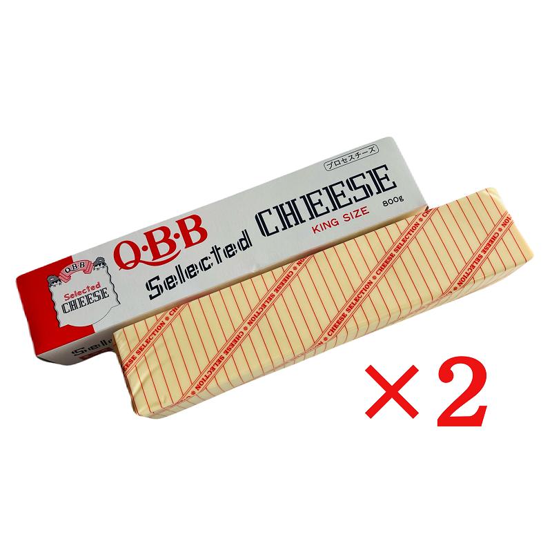 Q・B・B QBB プロセスチーズ キングサイズ 800g×2本 冷蔵 六甲バター おつまみ ナチュラルチーズ ブロックタイプ : 厳選ショップSHOWA-Yahoo店 - 通販 ...
