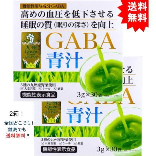 【送料無料】【2箱】九州Green Farmカラダケア GABA青汁 3g×30袋入【お届けまで約1週間】 : SHOWプロモーション - 通販 - Yahoo!ショッピング