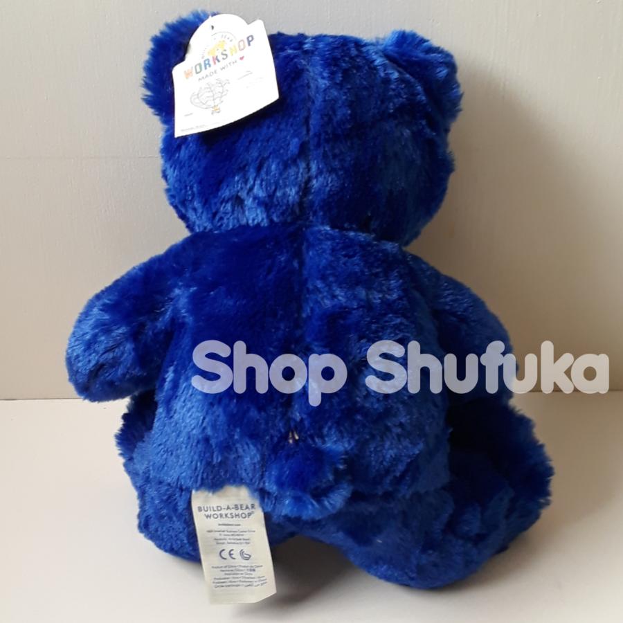 ビルドアベア ぬいぐるみ ブルー 青 36cm テディベア 出生証明書付き 日本未発売 アメリカ限定 Lil' Blue Cub Bear ...