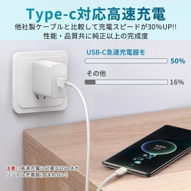 Type-c iPhone16 充電ケーブル タイプc 急速充電 Android スマホ 携帯コード タイプシー ケーブル 6A 0.25m 1m : moon rabbit - 通販 ...
