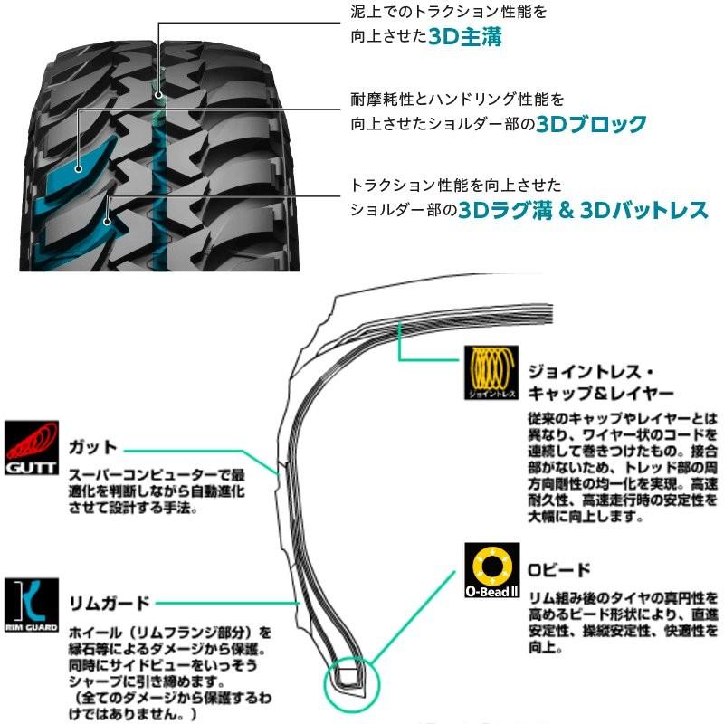 BRIDGESTONE DUELER M/T673 33x12.50R15 (4本セット) ブリヂストン マッドテレーン : シューエイヤフー店 - 通販 - Yahoo!ショッピング