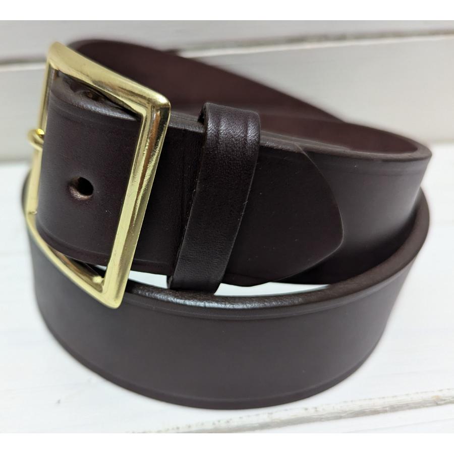 ボストンレザー アメリカ製 本革製 レザー ギャリソン ベルト 茶 ブラウン メンズ BOSTON LEATHER BELT BROWN 002 : bl4-002 : SHUFFLE ...