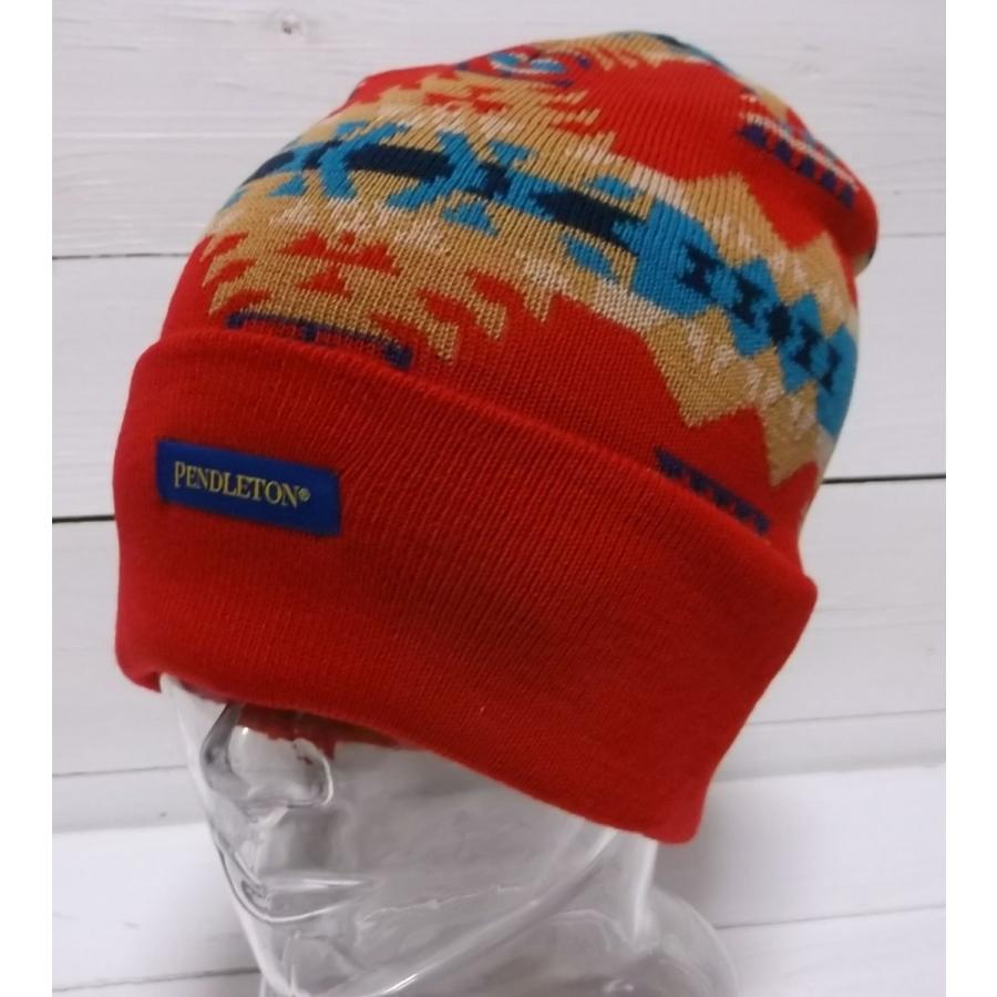 ペンドルトン ネイティブ柄 ニットキャップ ニット帽 レッド PENDLETON KNIT CAP 014 : pd4-014 : SHUFFLE STORE - 通販 - Yahoo!ショッピング