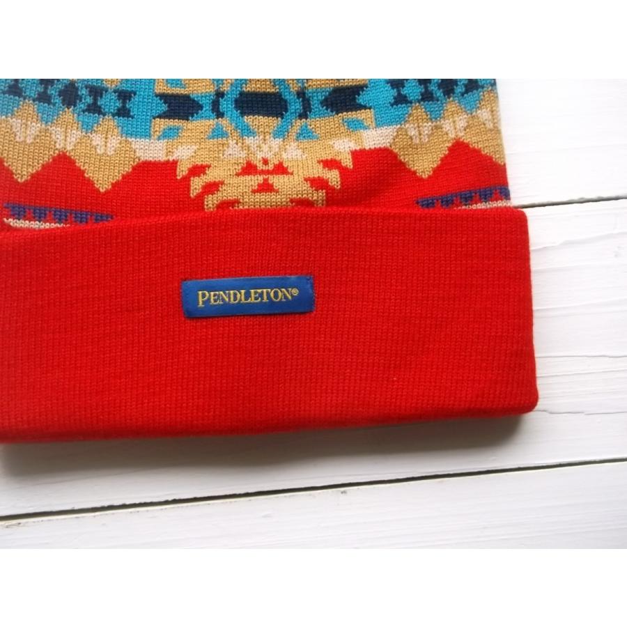 ペンドルトン ネイティブ柄 ニットキャップ ニット帽 レッド PENDLETON KNIT CAP 014 : pd4-014 : SHUFFLE STORE - 通販 - Yahoo!ショッピング