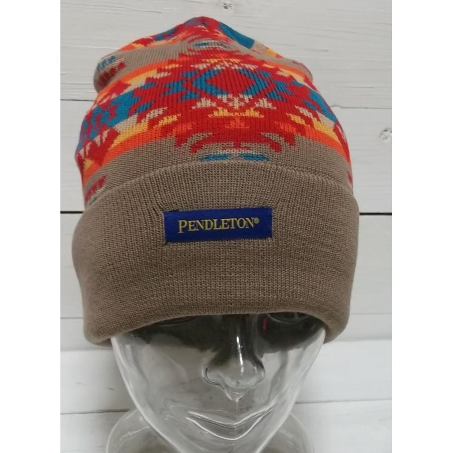 PENDLETON ペンドルトン ネイティブ柄 ニットキャップ ニット帽 タン KNIT CAP 015 : SHUFFLE STORE - 通販 - Yahoo!ショッピング
