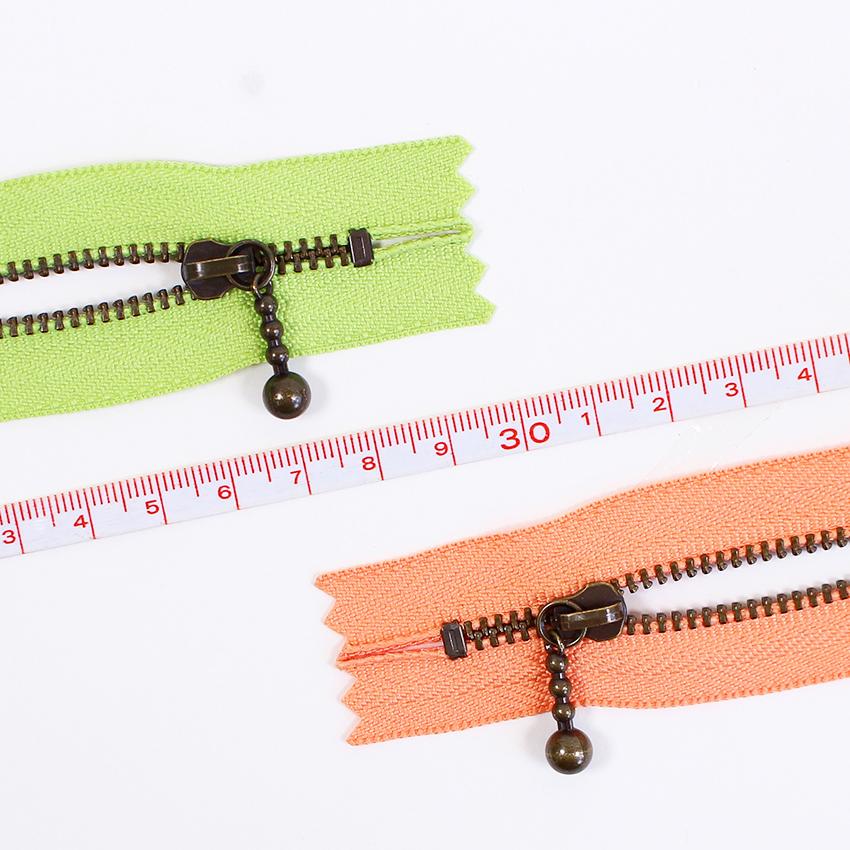 YKK 玉付きファスナー 10cm メタルアンティークゴールド 3GKB-10 色 カラー1 | チャック ソーイング マカロン ポーチ 手作り ハンドメイド : 手芸材料の通販シュゲール ...