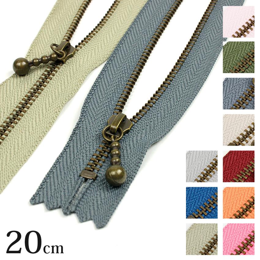 YKK 玉付きファスナー 20cm メタルアンティークゴールド 3GKB-20 AG | 手作り クラフト 材料 チャック ジッパー 手芸 ポーチ : 手芸材料の通販シュゲールYahoo!店 ...