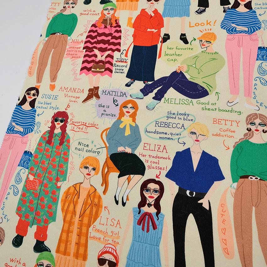 nora. 23D FASHIONABLE シーチング 50cm単位｜切売り 切り売り 生地 布 布地 NORA ノラ 野良 のら 日本製 高品質 おしゃれ コットン100％ 薄手 薄地 ...