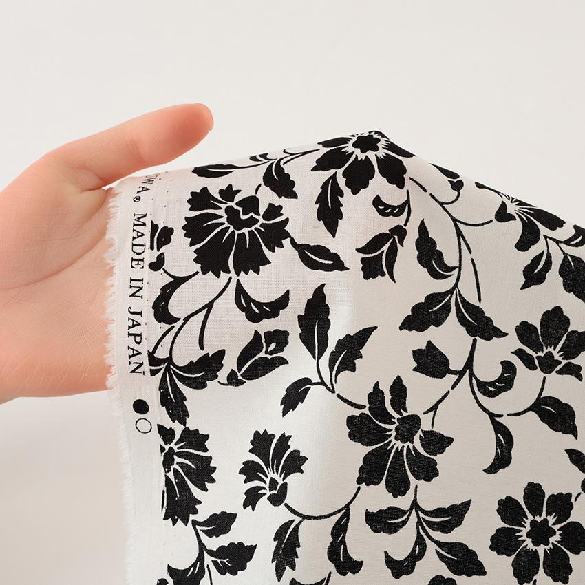 クラフトハートトーカイ CRA-SEW collection 綿麻シーチング テイラートーン JCY-044 50cm単位 | 切売り 切り売り 生地 布 布地 有輪商店 YUWA 花柄 ...