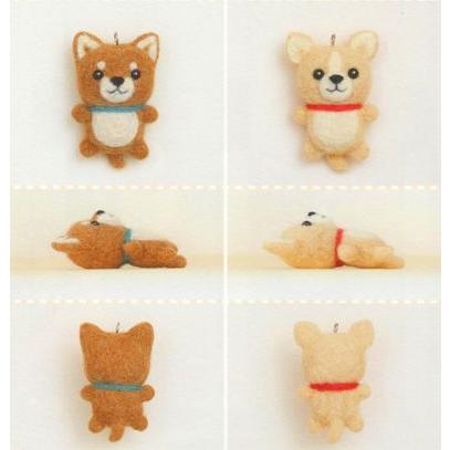 ハマナカ ふわふわ羊毛でつくるフェルト犬 柴犬＆チワワのストラップ H441-420 フェルト羊毛 羊毛フェルト キット ハンドメイド : 手芸のハグルマ - 通販 - Yahoo!ショッピング