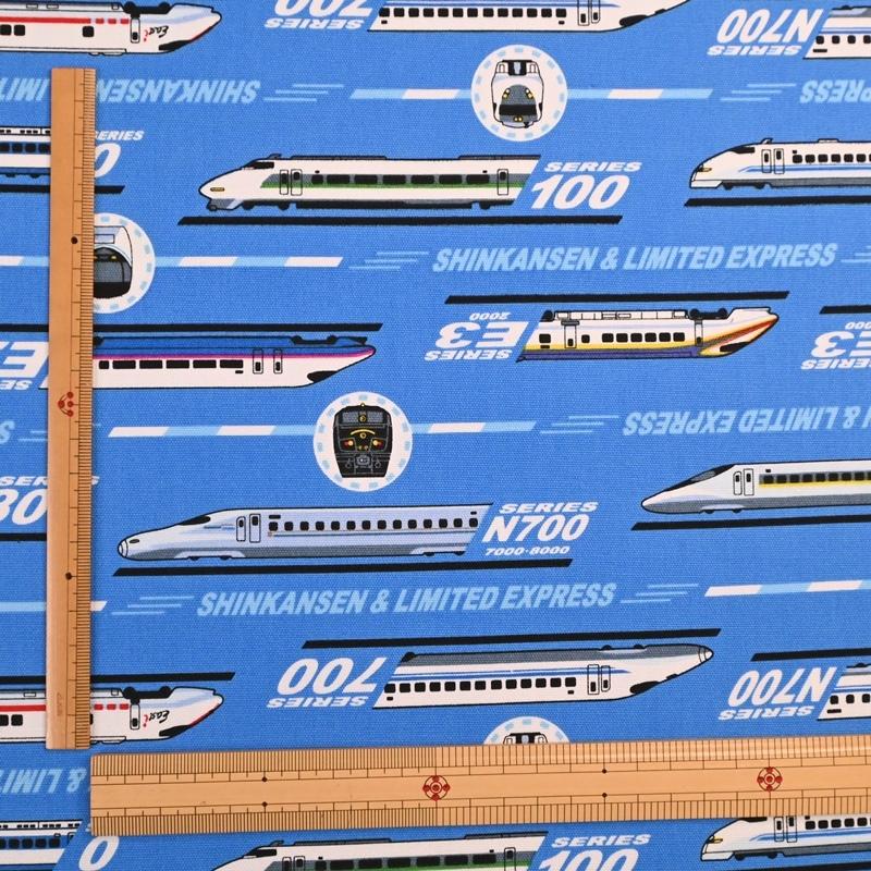 オックス プリント 生地 (50cm単位) A8000-27 JR新幹線・特急 N700系 800系 923系 300系 E3系 E5系 布 入園入学 手作り 手芸 ハンドメイド : 手芸の ...