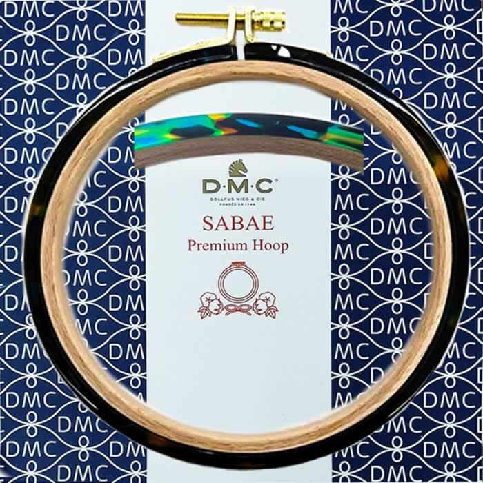 DMC 鯖江（SABAE) 刺繍枠（刺しゅう枠）SABAEプレミアムフープ (Premium Hoop)グリーン×イエロー(GR/YE ...