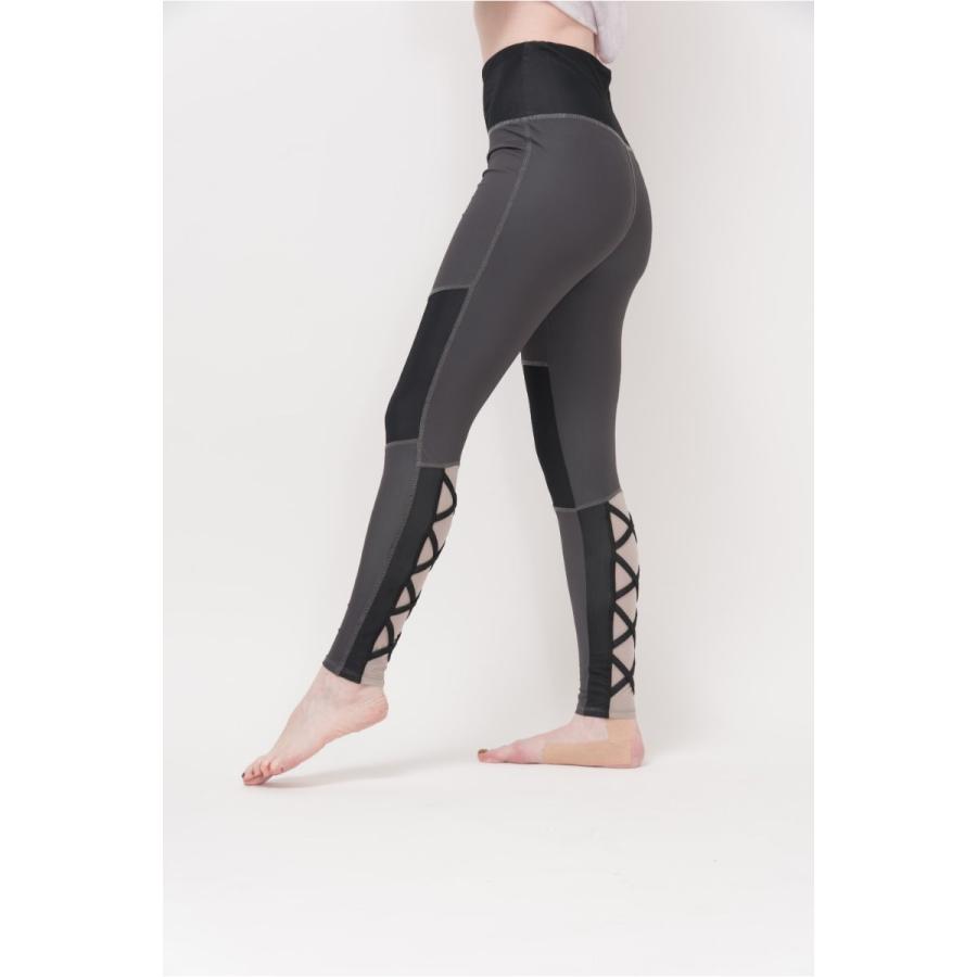 ヨガウェア*fayerie*フェイエリー カラーブロックレースアップポケット付きレギンス : Shukuran Pet - 通販 ...