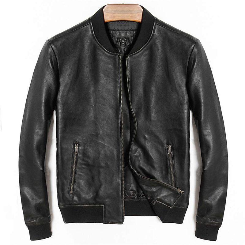 CHEJI ライダース ジャケット メンズ 本革 羊革ラム革?牛革 シングル ダブル ミリタリージャケット レザージャケットショート丈 バイ ...